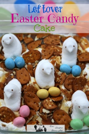 Leftover Easter Candy Cake Recipe - Love, Laughter, Foreverafter